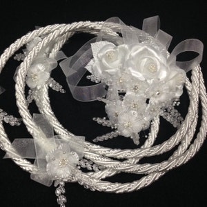 White Wedding Lasso - Blanco Lazo De Boda - Traditional Wedding Lasso ...