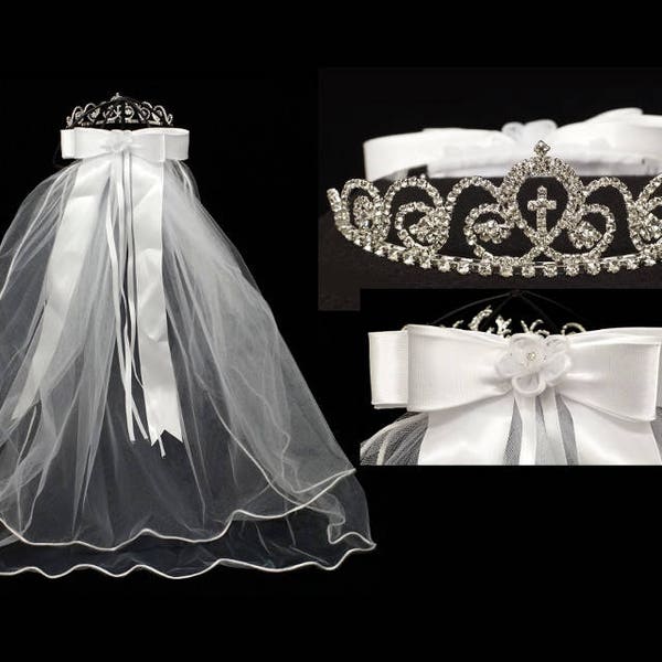 First Communion Veil - Etsy