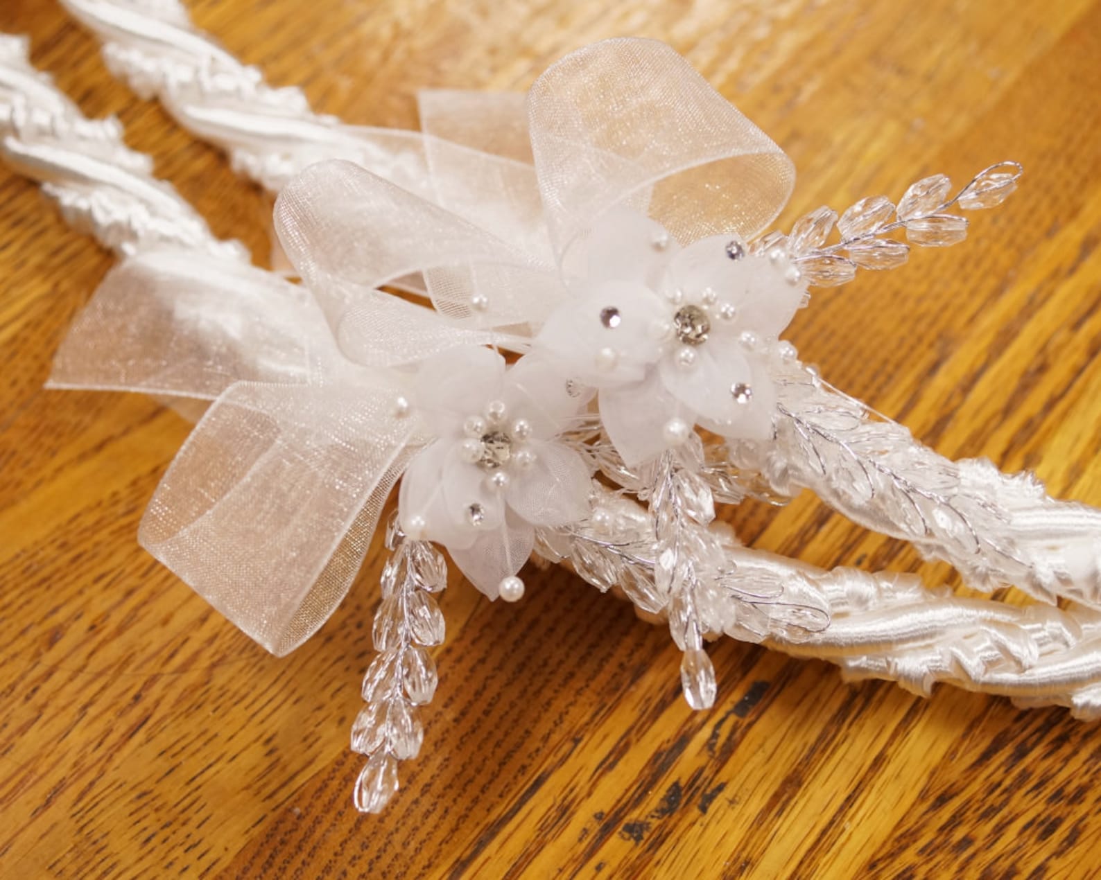 White Wedding Lasso Whiter Flower Wedding Lazo De Boda | Etsy