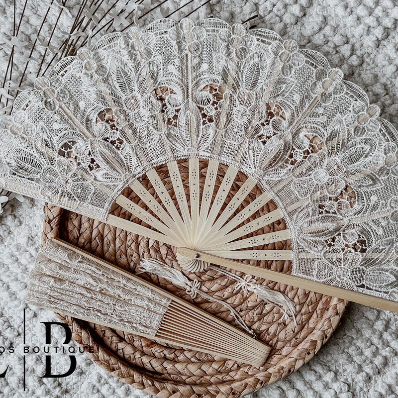 Lace Hand Fan - Etsy