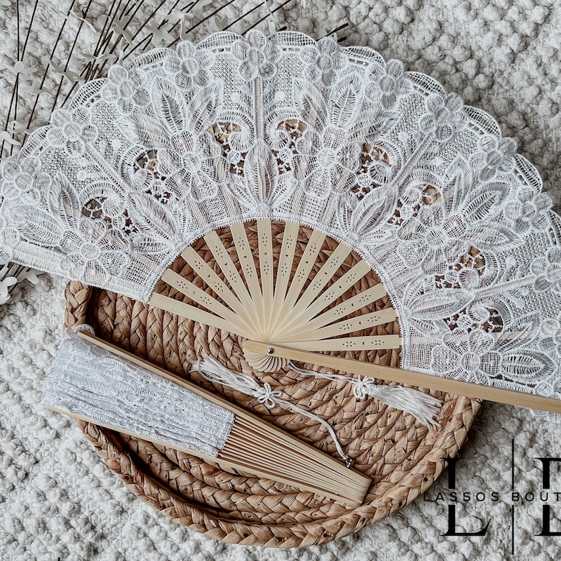 Lace Hand Fan - Etsy
