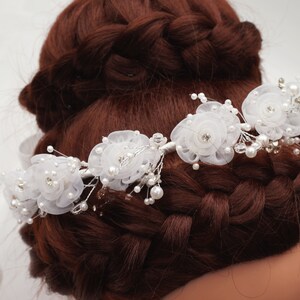 Communion Headpiece and Veil Confirmation Headpiece and Veil Girls Holy ...