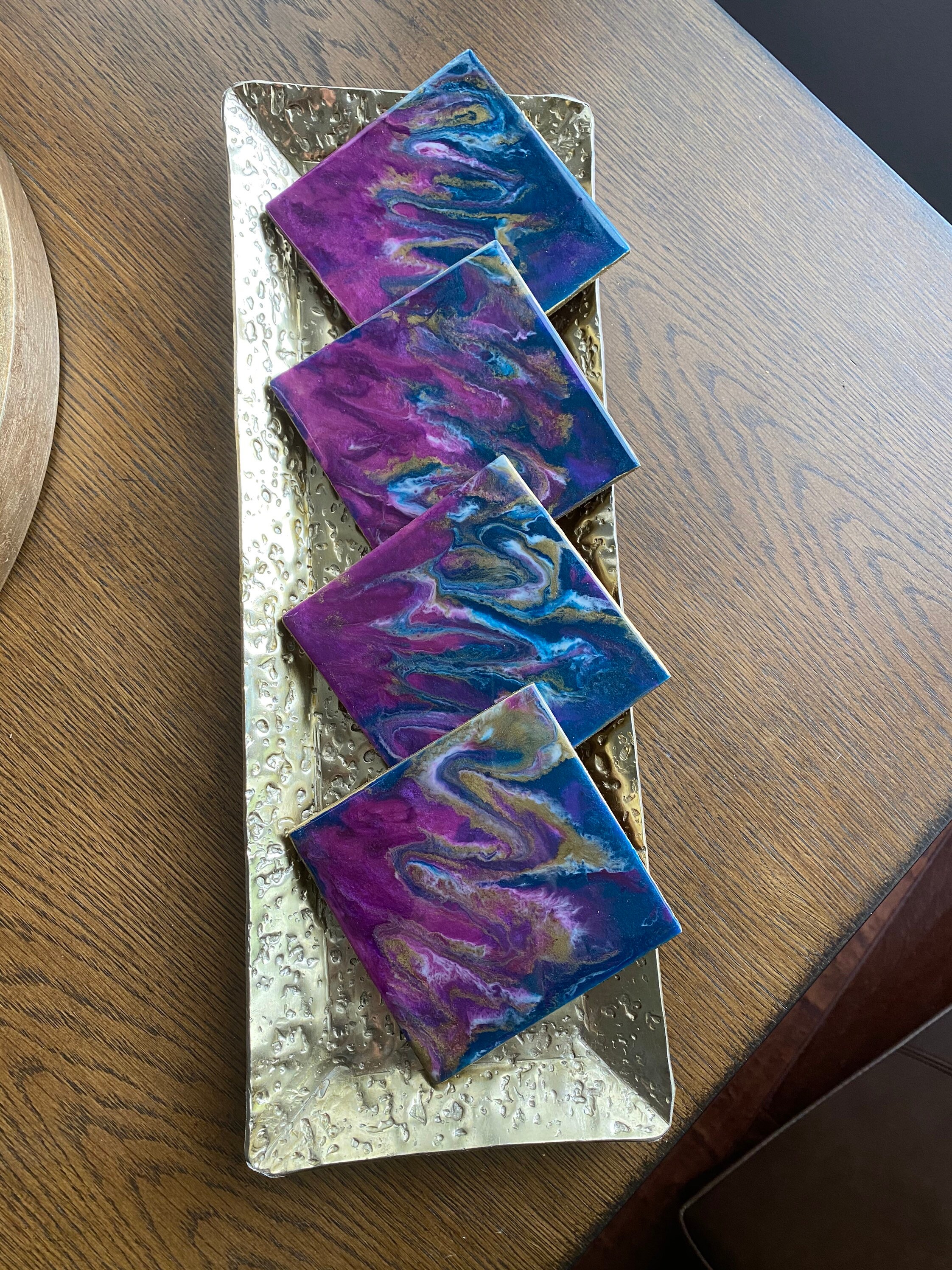 Resin Coasters Set of 4 Great and Unique Gift Idea for Any - Etsy