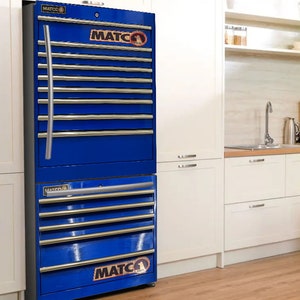 Toolbox Vinyl Fridge Wrap/refrigerator Tool Box Wrap/refrigerator Wrap ...