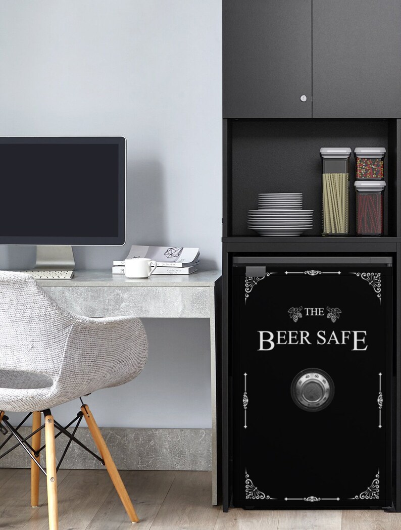 Fridge Vinyl Sticker Mini-fridge Vinyl Sticker beer Safe/ - Etsy