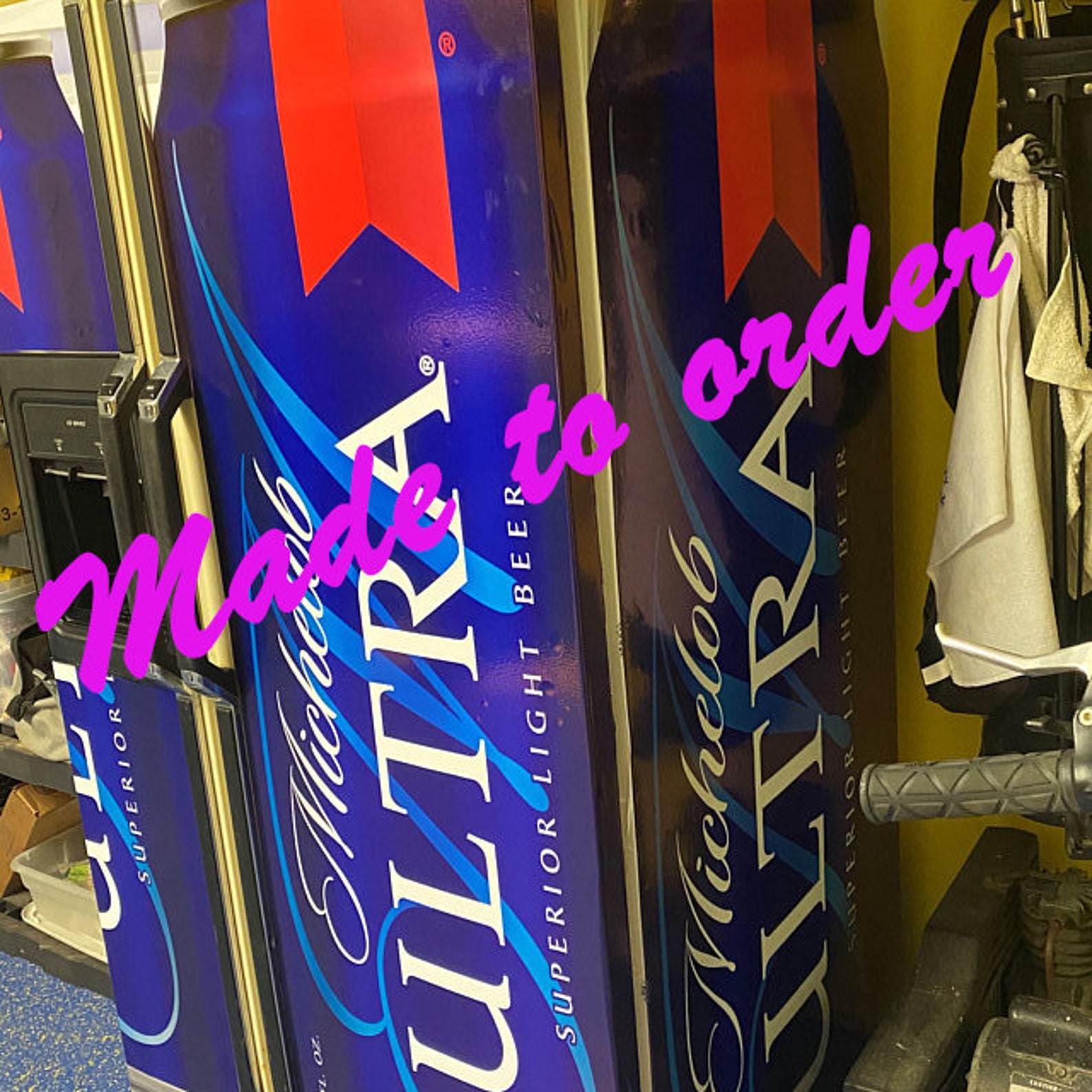 Vintage Gulf Gas Pump Refrigerator Wrap Skin / Retro Fridge Wrap/ Old ...