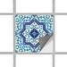 Laminated Vinyl Stickers Dark Blue and White Moroccan - Etsy
