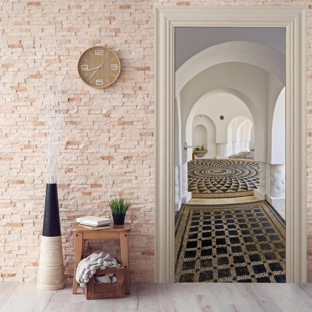 Door Wall Sticker **arch** / Self-adhesive Vinyl Decal Poster Mural ...
