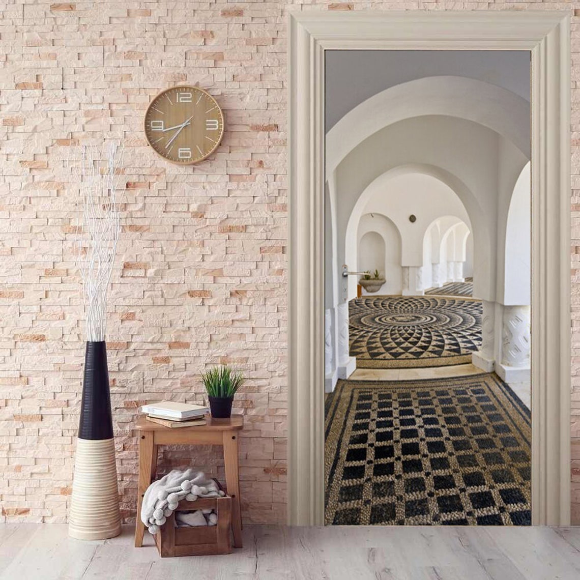 Door Wall Sticker arch / Self-adhesive Vinyl Decal Poster - Etsy