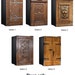 Mini-fridge Vinyl Sticker old Wooden Door / Self-adhesive Vinyl ...