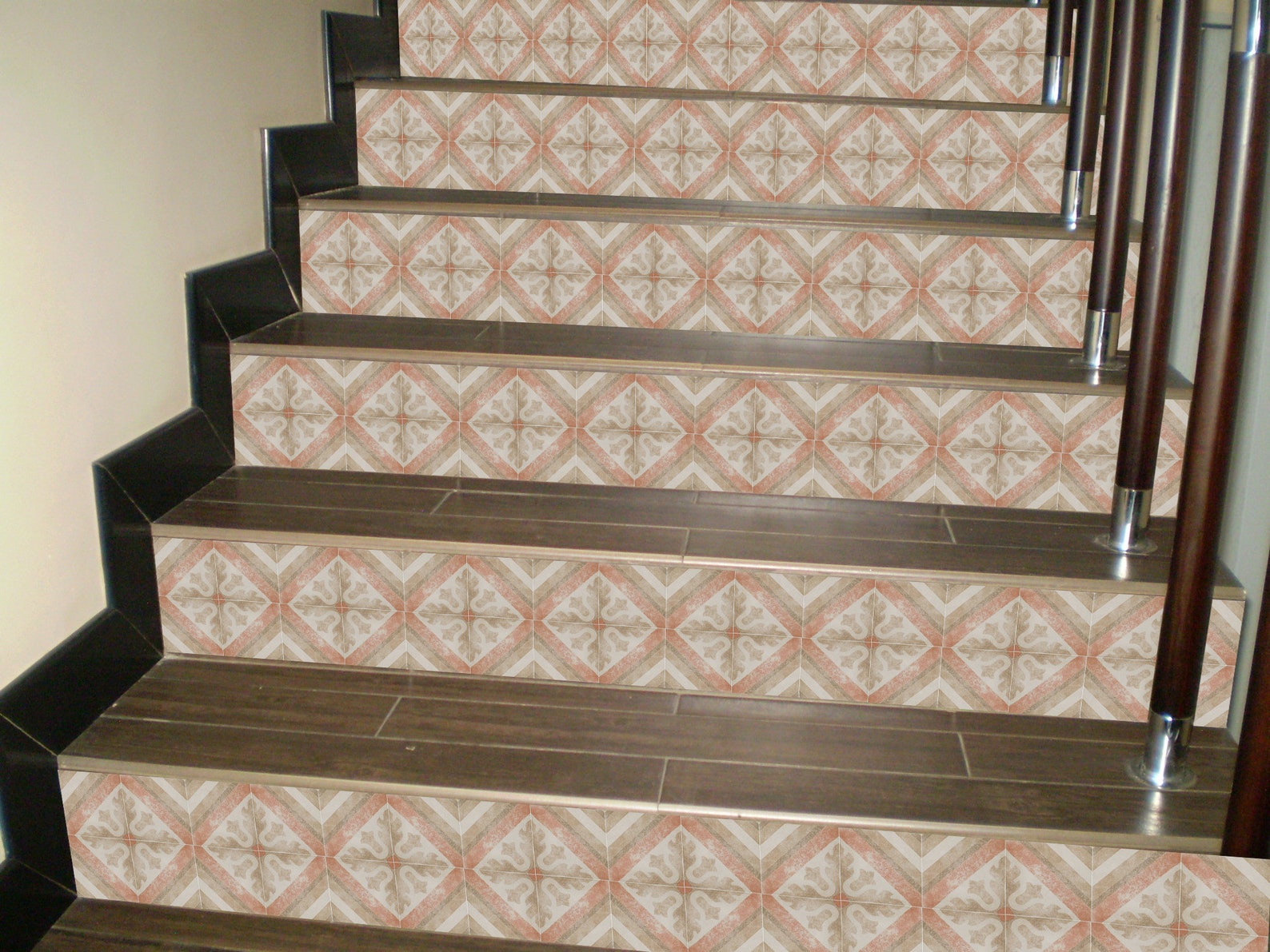 Stair Riser Decal/ Vinyl Tile Stickers POMPEI / Tile Sticker | Etsy