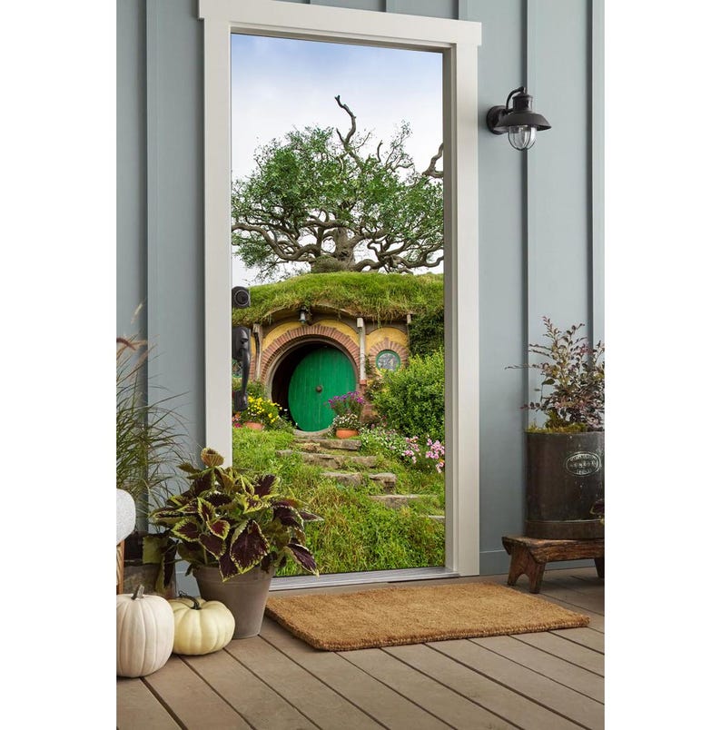 Door Wall Sticker *hobbit Hole in Hobbiton* / Lord of the Rings ...