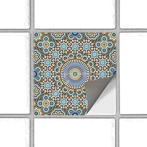 Vinyl Stickers Azulejo Traditional Portuges Morocco Arabic Tiles / Set ...