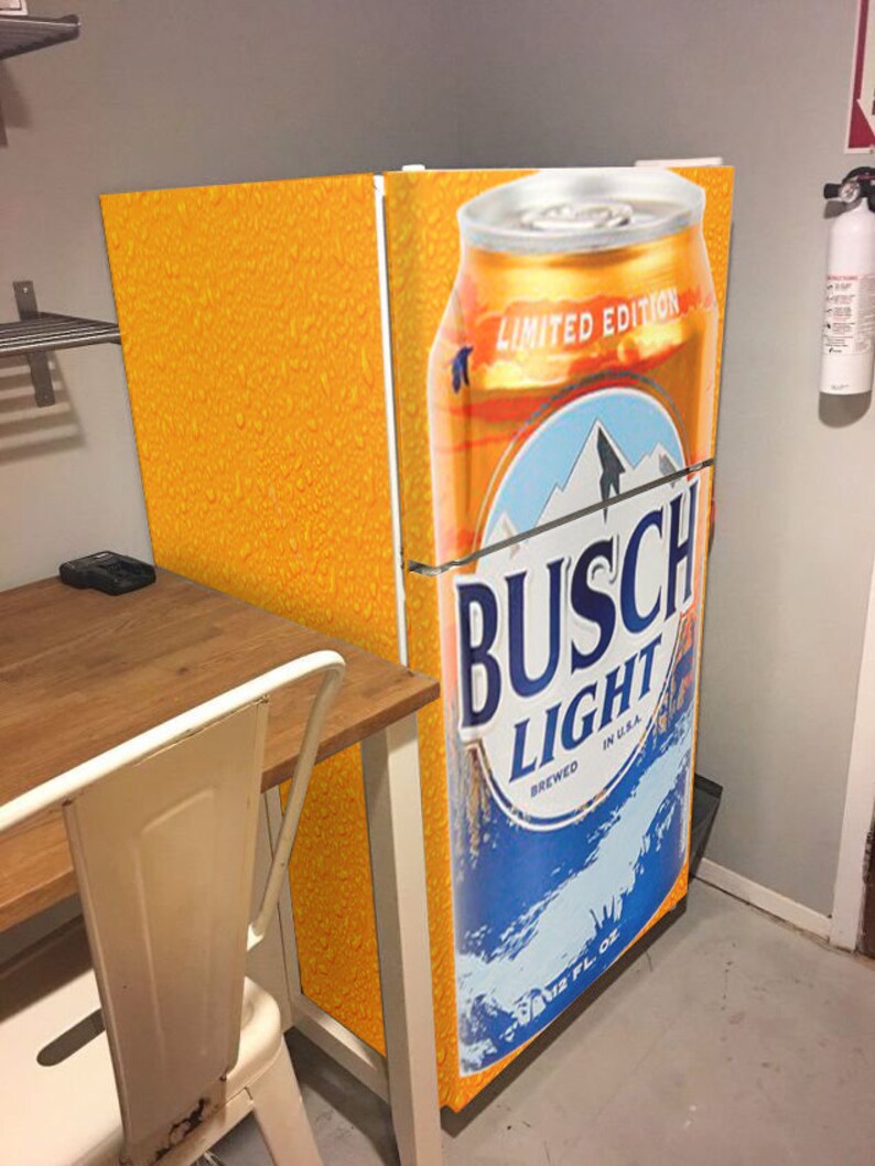 Fridge Vinyl Sticker Mini-Fridge Vinyl Sticker Busch | Etsy