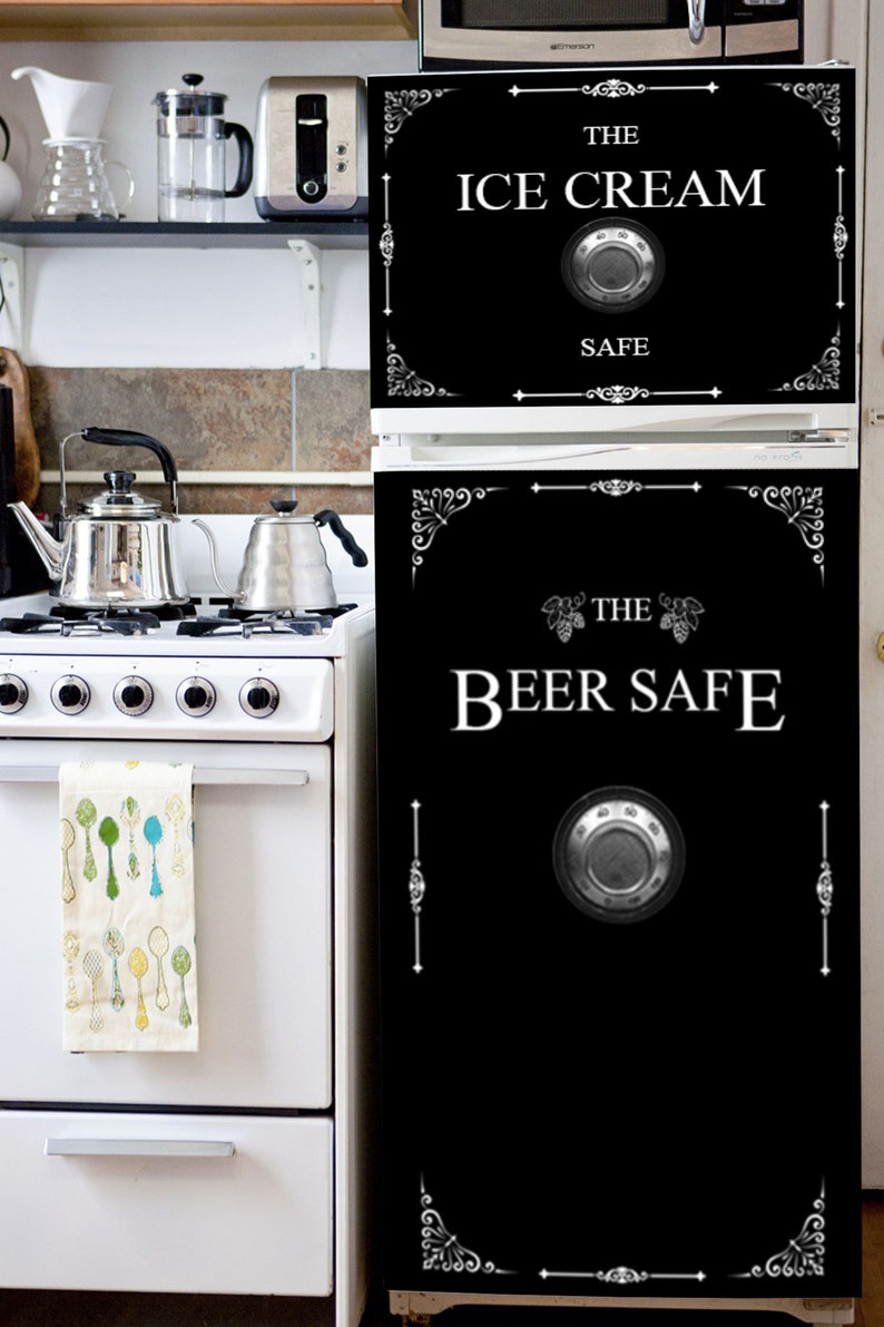 Fridge Vinyl Sticker Mini-fridge Vinyl Sticker beer Safe/ - Etsy