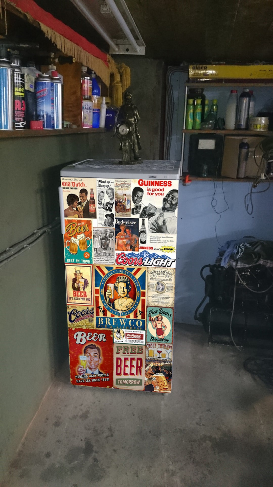 Fridge Sticker for Beer Lovers / Beer Fridge Decal / Beer Lovers Gift ...