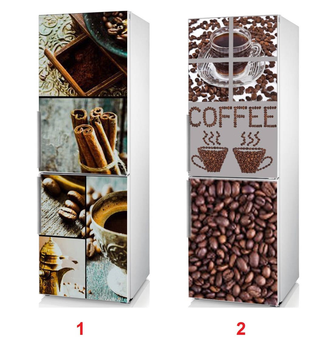 Fridge Vinyl Sticker *coffee as Lifestyle-i*/*coffee as Lifestyle-ii ...