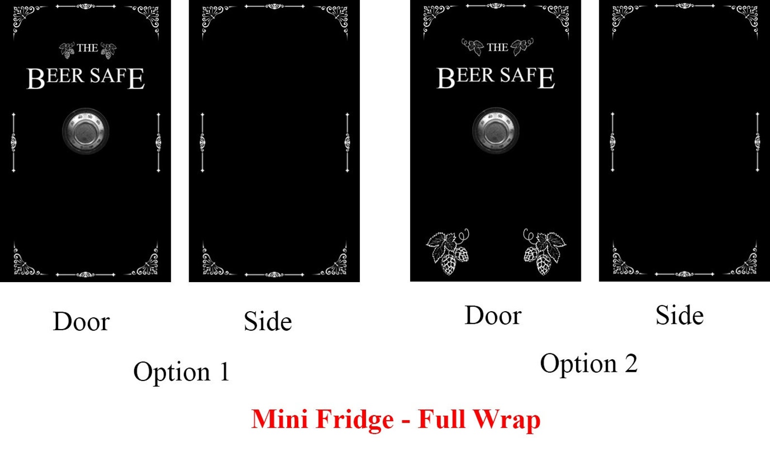 Fridge Vinyl Sticker Mini-fridge Vinyl Sticker beer Safe/ - Etsy