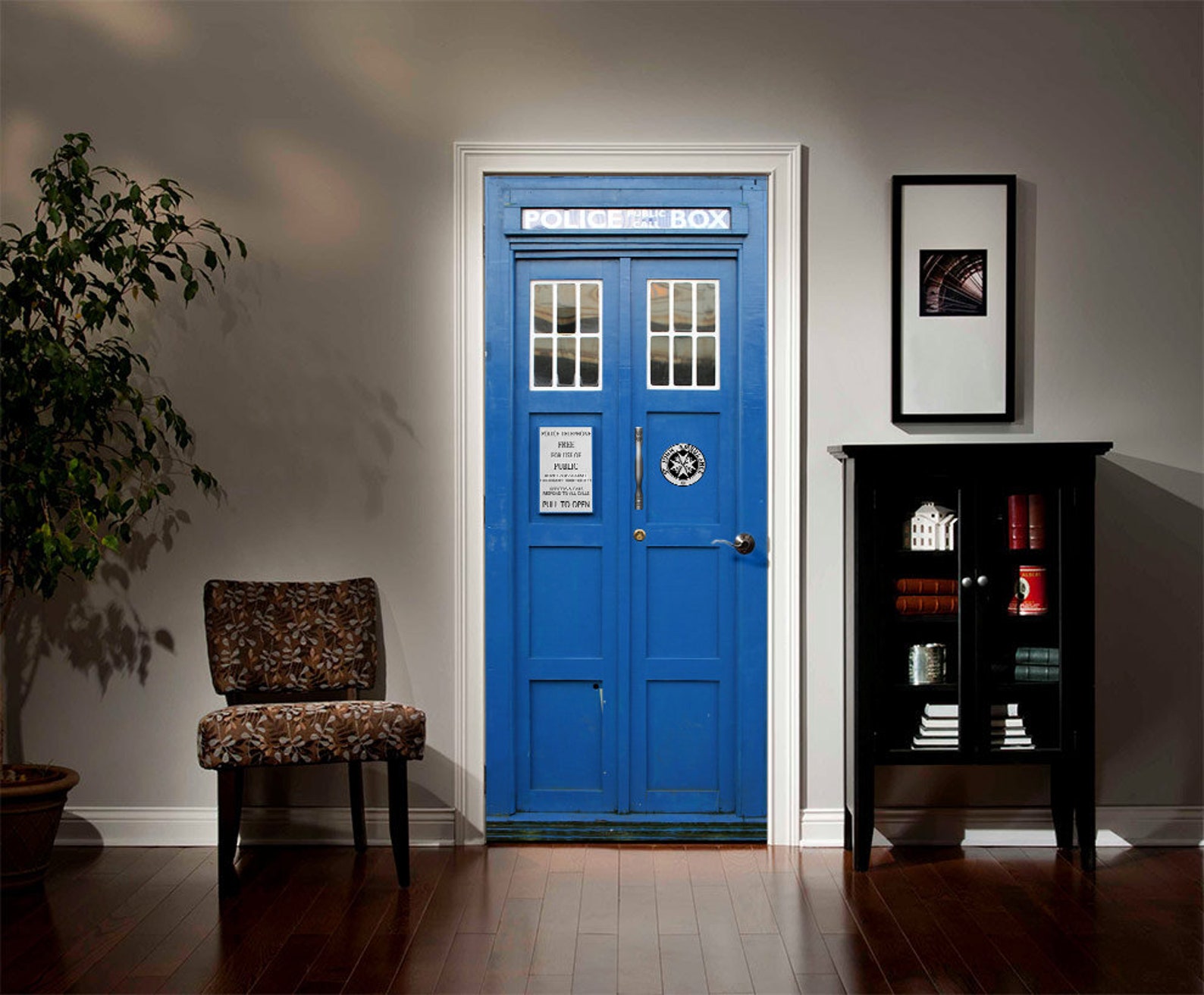 Tardis Door Decal /policebox Decal/tardis Door Wrap/ Tardis | Etsy