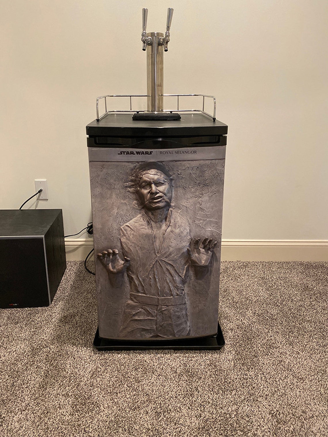 Mini-fridge Vinyl Sticker Han Solo Frozen in Carbonite / 21.25” X 35 ...