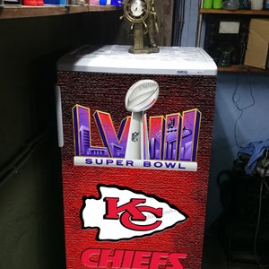 Fridge Vinyl Sticker Super Bowl /baseball Fridge Decal/ NFL ...