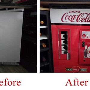Mini-fridge Vinyl Sticker ***pepsi***coca Cola**/ Vintage Vending ...