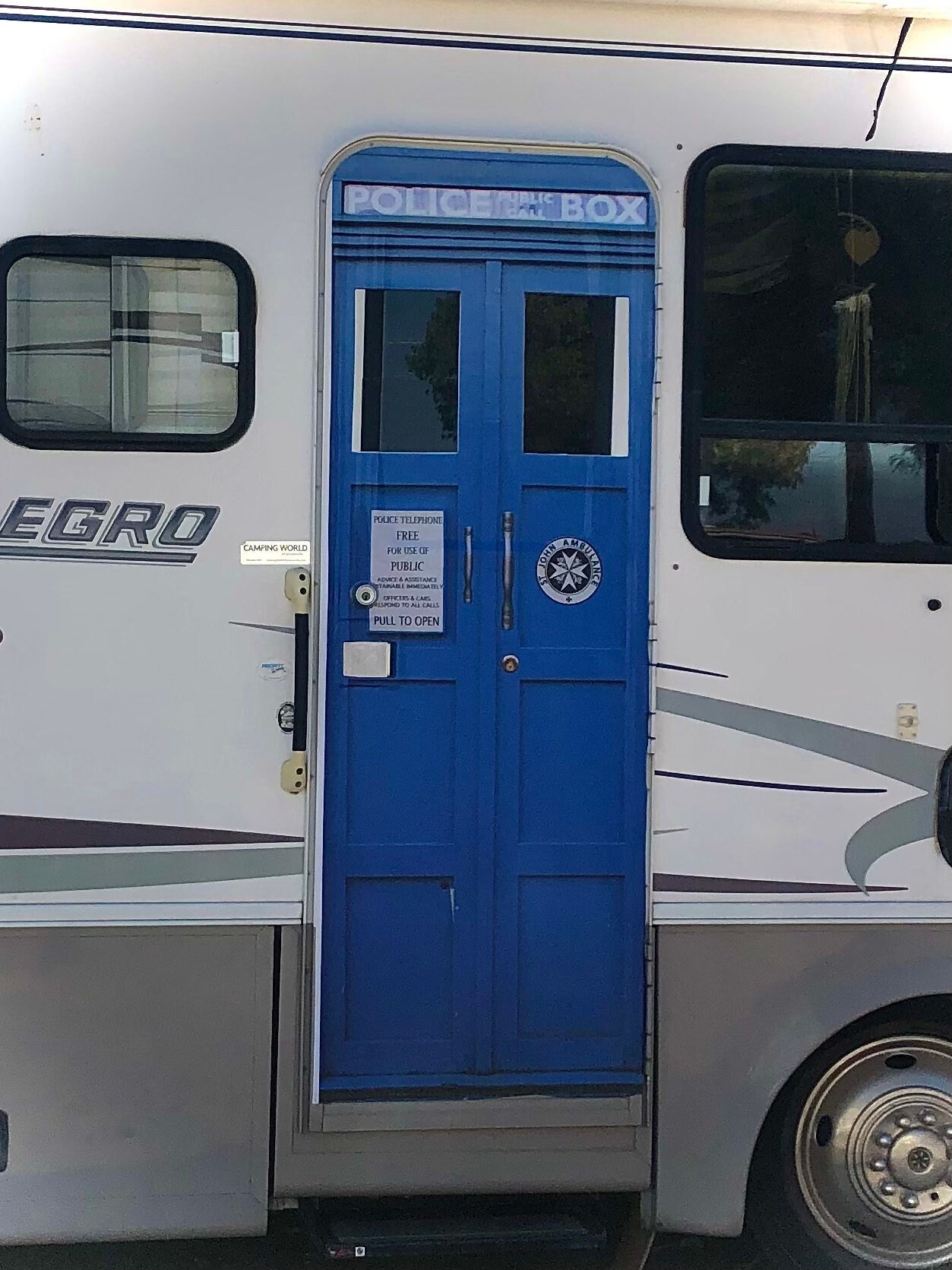 Tardis Refrigerator Wrap/ Policebox Fridge Cover/dr Who Tardis Door ...