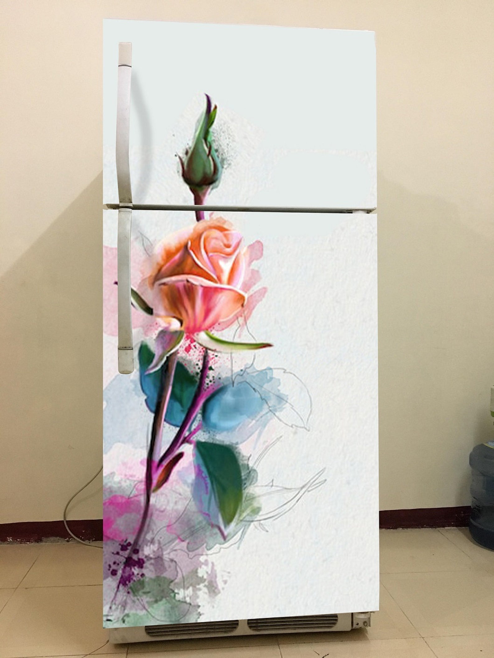 Fridge Vinyl Sticker Mini-fridge Vinyl Sticker beautiful - Etsy