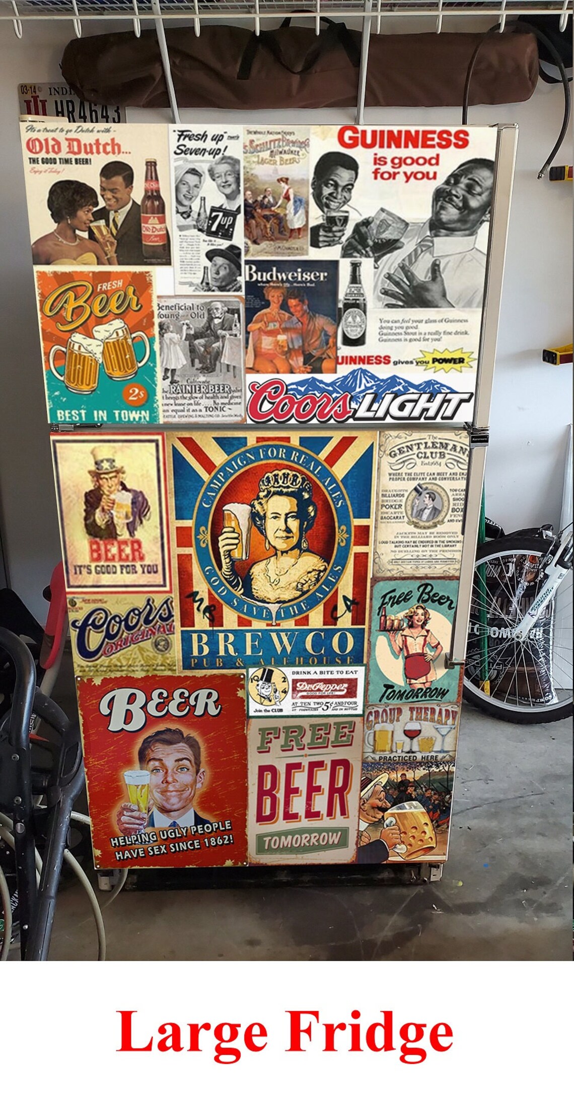 Fridge Sticker for Beer Lovers / Beer Fridge Decal / Beer - Etsy