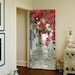 Door Wall Sticker **blooming Tree**/ Door Stickers/ 3D Vinyl Door Decal ...