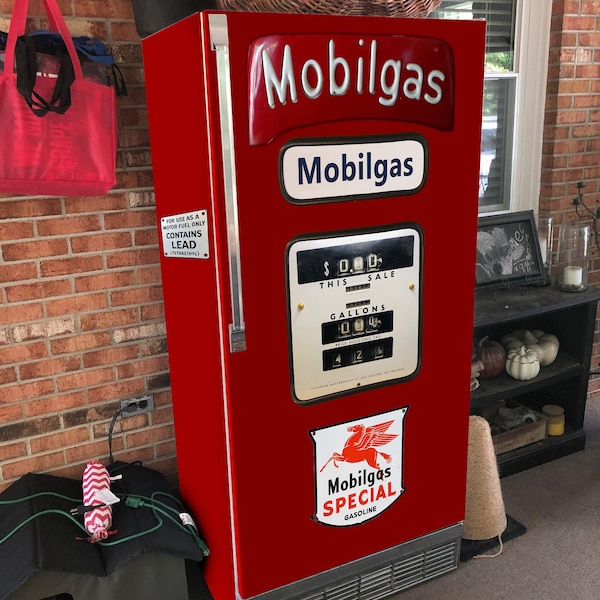 Old Gas Pump Decal - Etsy Canada