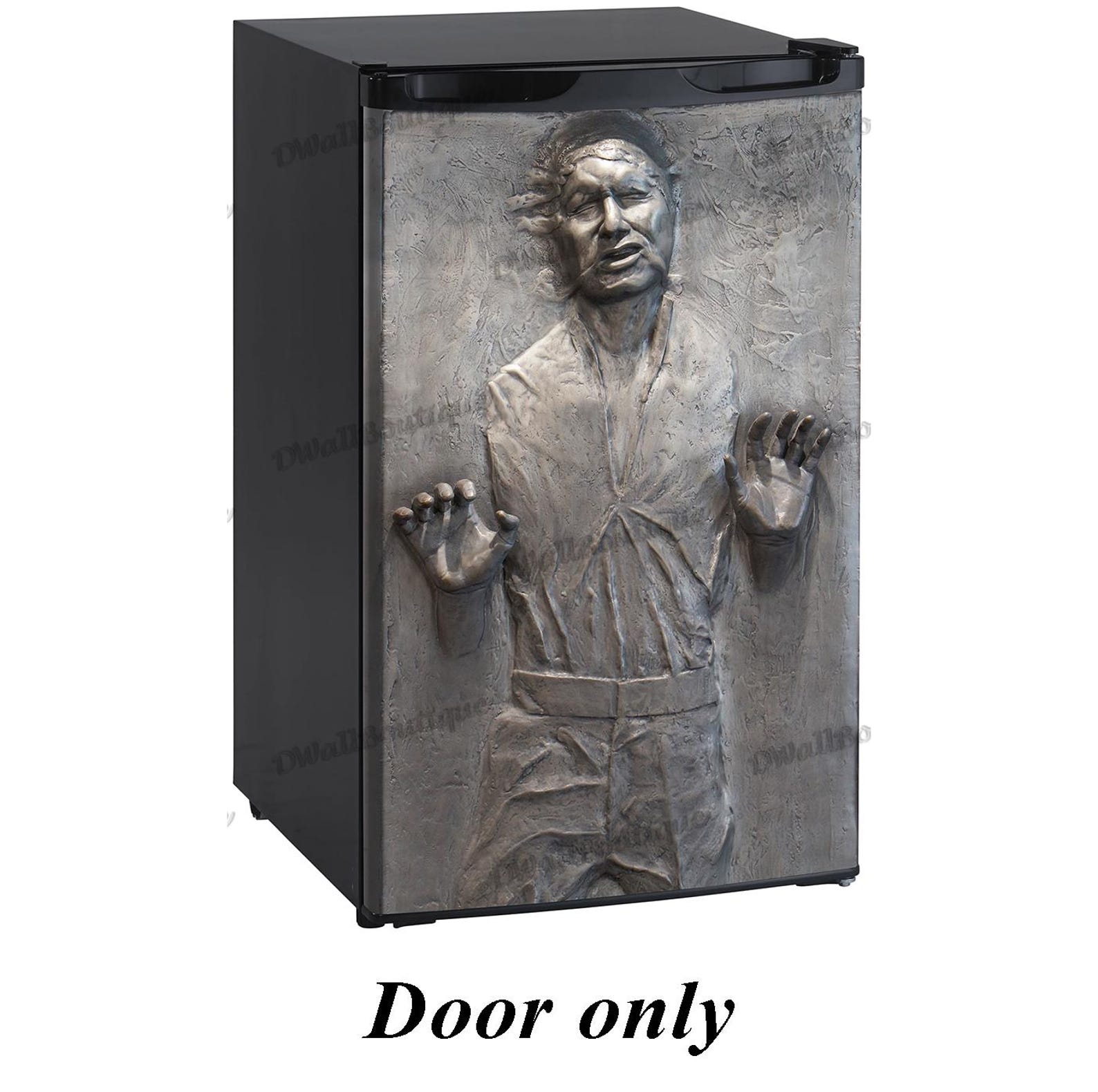 Mini-fridge Vinyl Sticker Han Solo Frozen in Carbonite / 21.25” X 35 ...