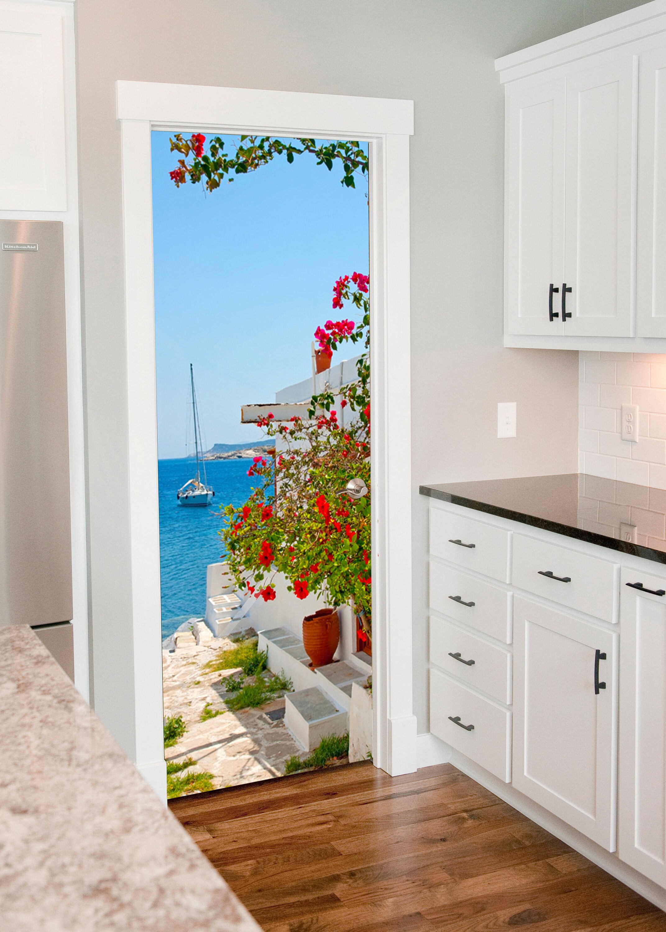 Door Wall Sticker Sea Views / Self-adhesive Vinyl Decal Poster - Etsy