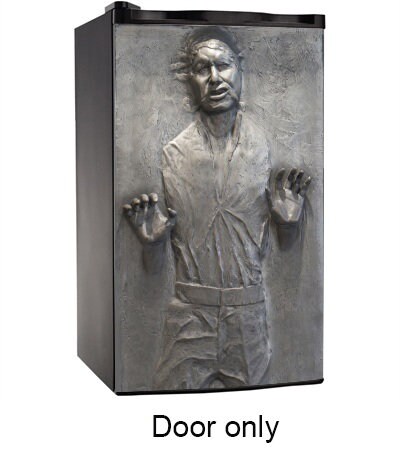 Mini-fridge Vinyl Sticker Han Solo Frozen in Carbonite /han Solo Fridge ...