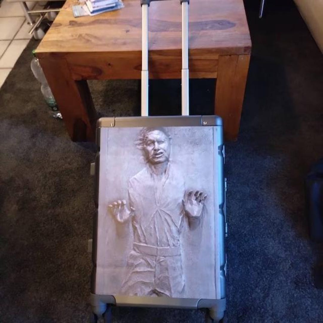 Mini-fridge Vinyl Sticker Han Solo Frozen in Carbonite / 21.25” X 35 ...