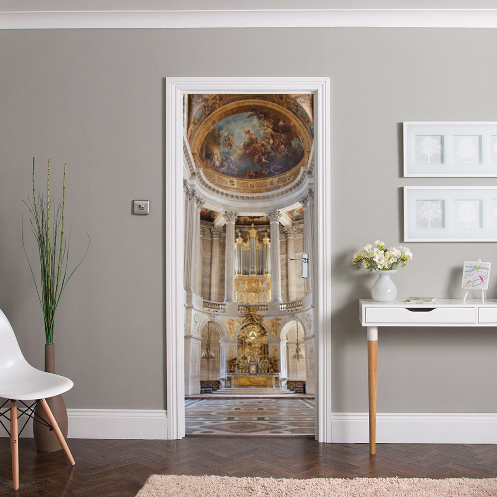 Door Wall Sticker palace of Versailles / Door Mural Peel and - Etsy