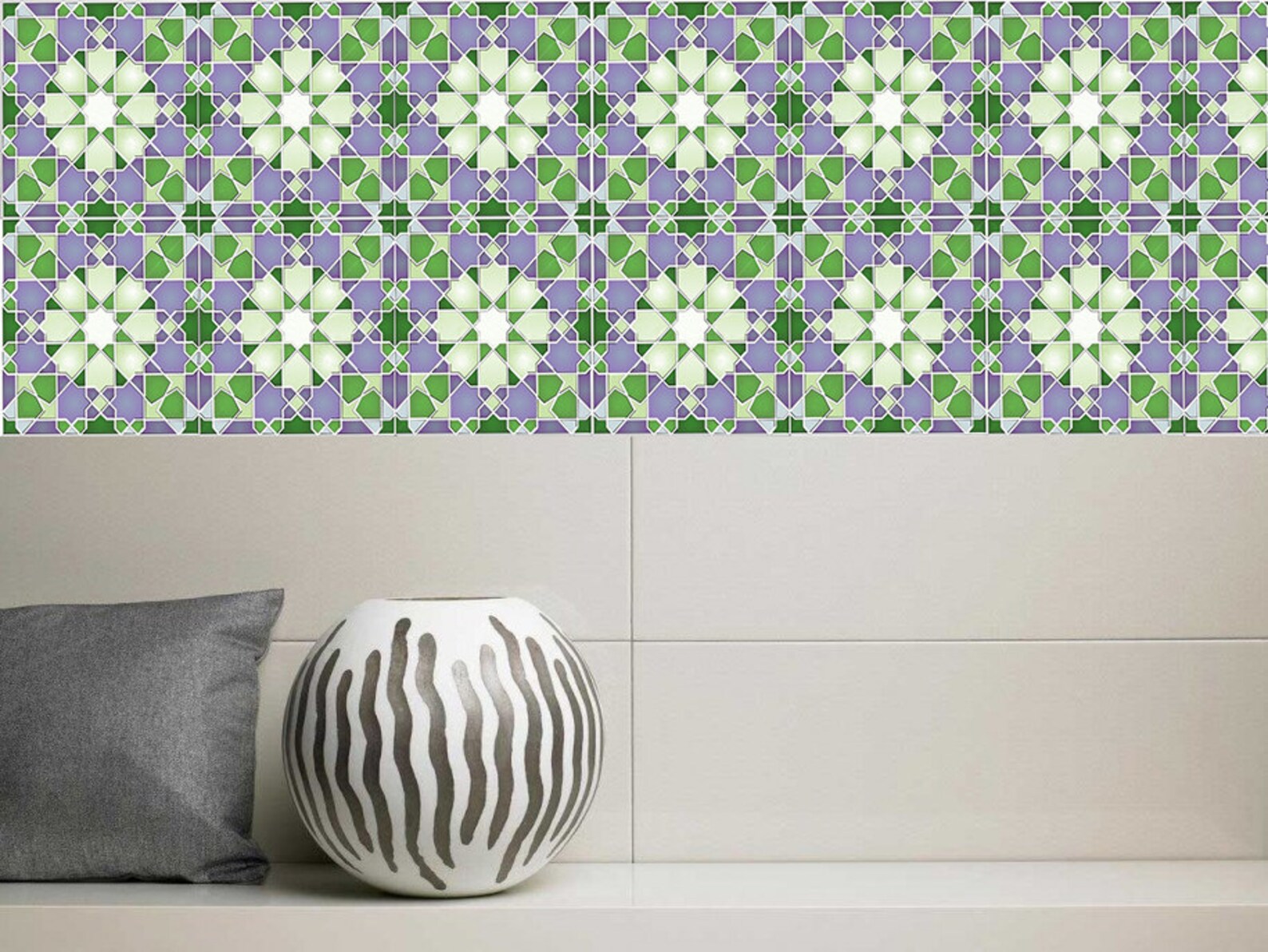 Vinyl Stickers arabic Ornament Tile / Set 12/ 24/ 36 Pcs / - Etsy