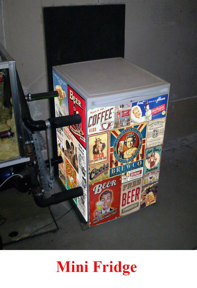 Fridge Decal Mini-fridge Decal retro Collage / Retro - Etsy