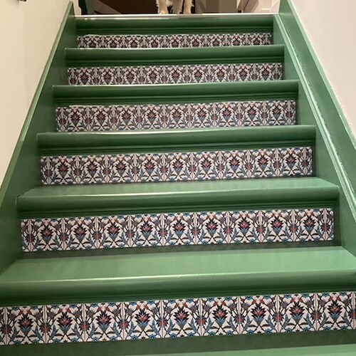 Laminated Vinyl Stickers Italian Majolica Tiles / Set 12/ 24/ - Etsy