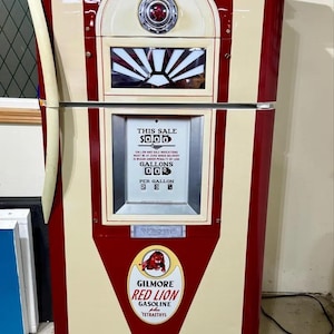 Old Fuel Pump Refrigerator Wrap/ Retro Gas Pump Fridge Wrap ...