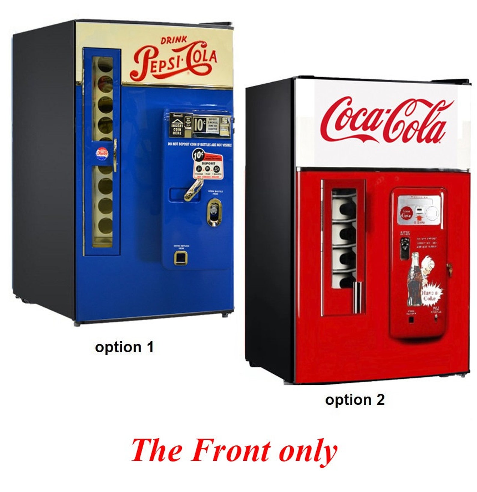 Mini-fridge Vinyl Sticker pepsicoca Cola / Self-adhesive Vinyl ...