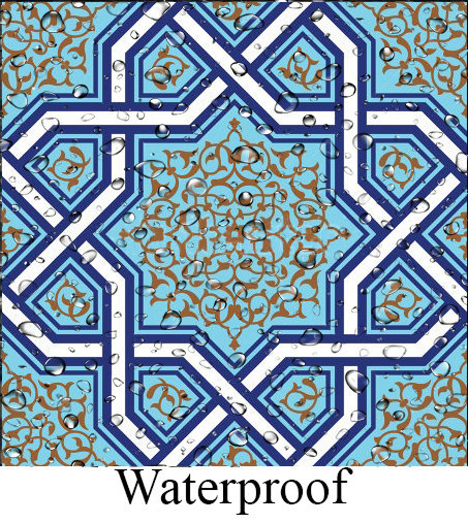 Vinyl Stickers Traditional Arabic Islamic Tiles/set 12/24/36 - Etsy