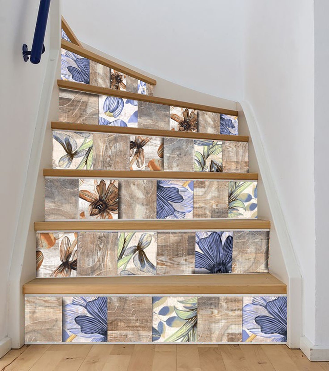Stair Riser Decals /vinyl Stickers *decorative Tiles/ Bathroom Kitchen ...