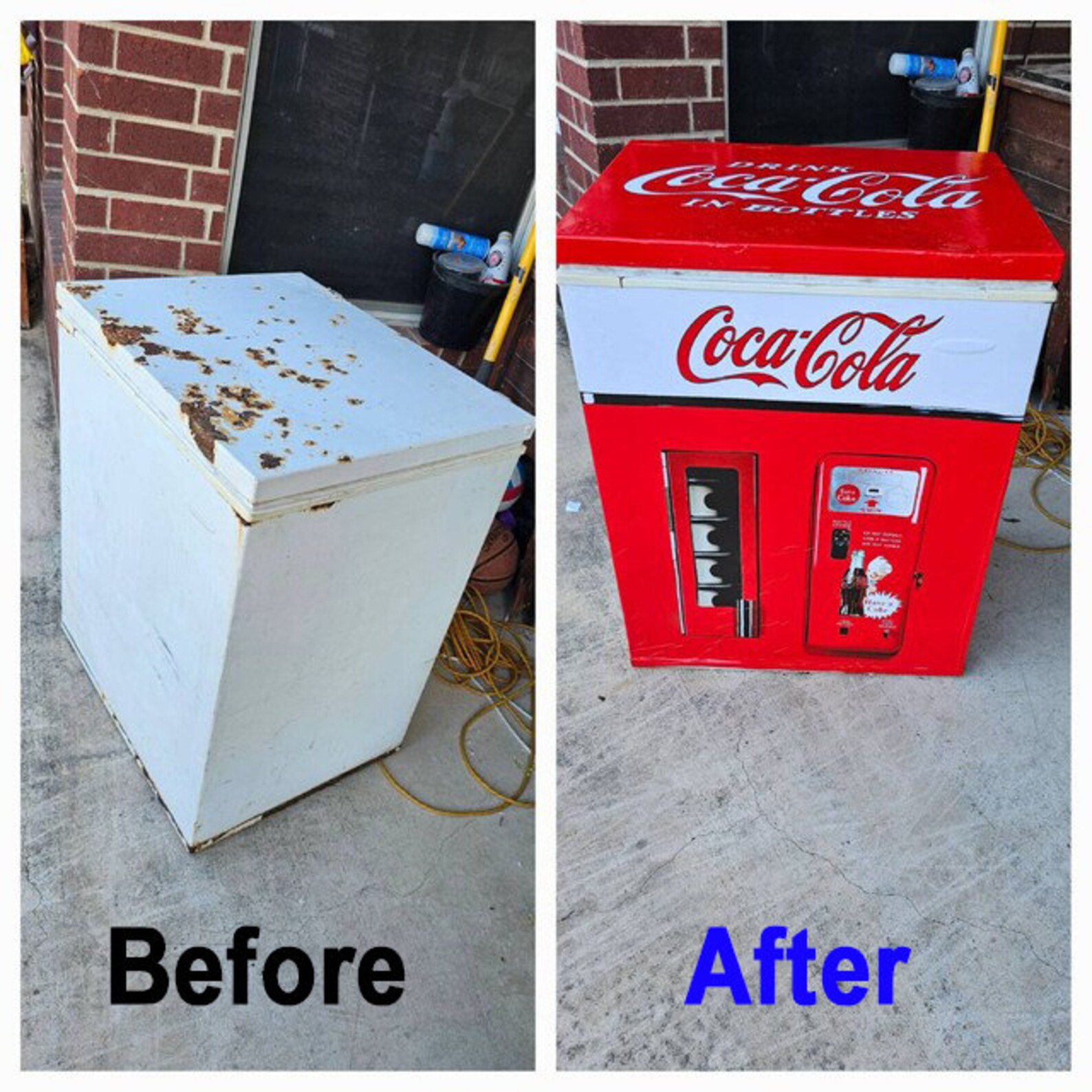 Mini-fridge Vinyl Sticker ***pepsi***coca Cola**/ Vintage Vending ...