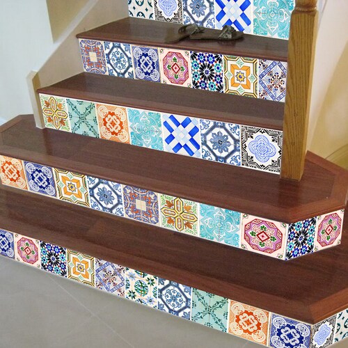 Stair Riser Decal /vinyl Stickers tiles of the Houses of - Etsy