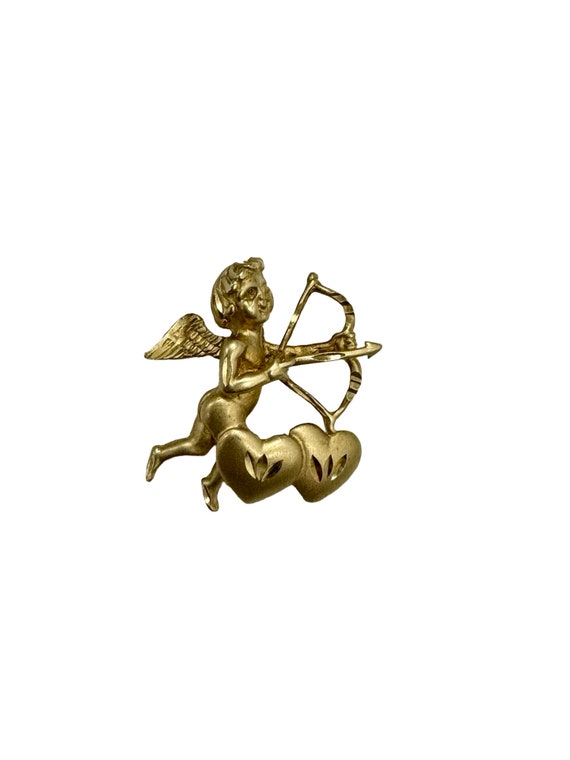 Vintage cupid with bow - Gem