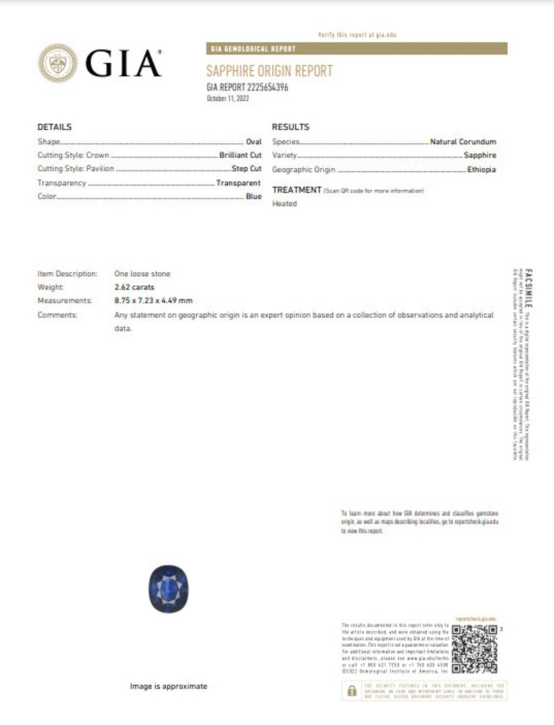 GIA Certified 2.62 Ct Sapphire & 1/2 Ctw French Cut Diamond Accents ...