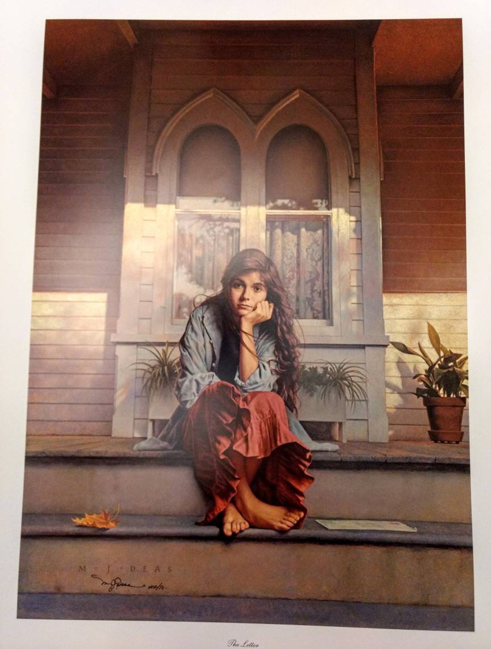 Limited Edition Print- the Letter by Michael J Deas - Etsy