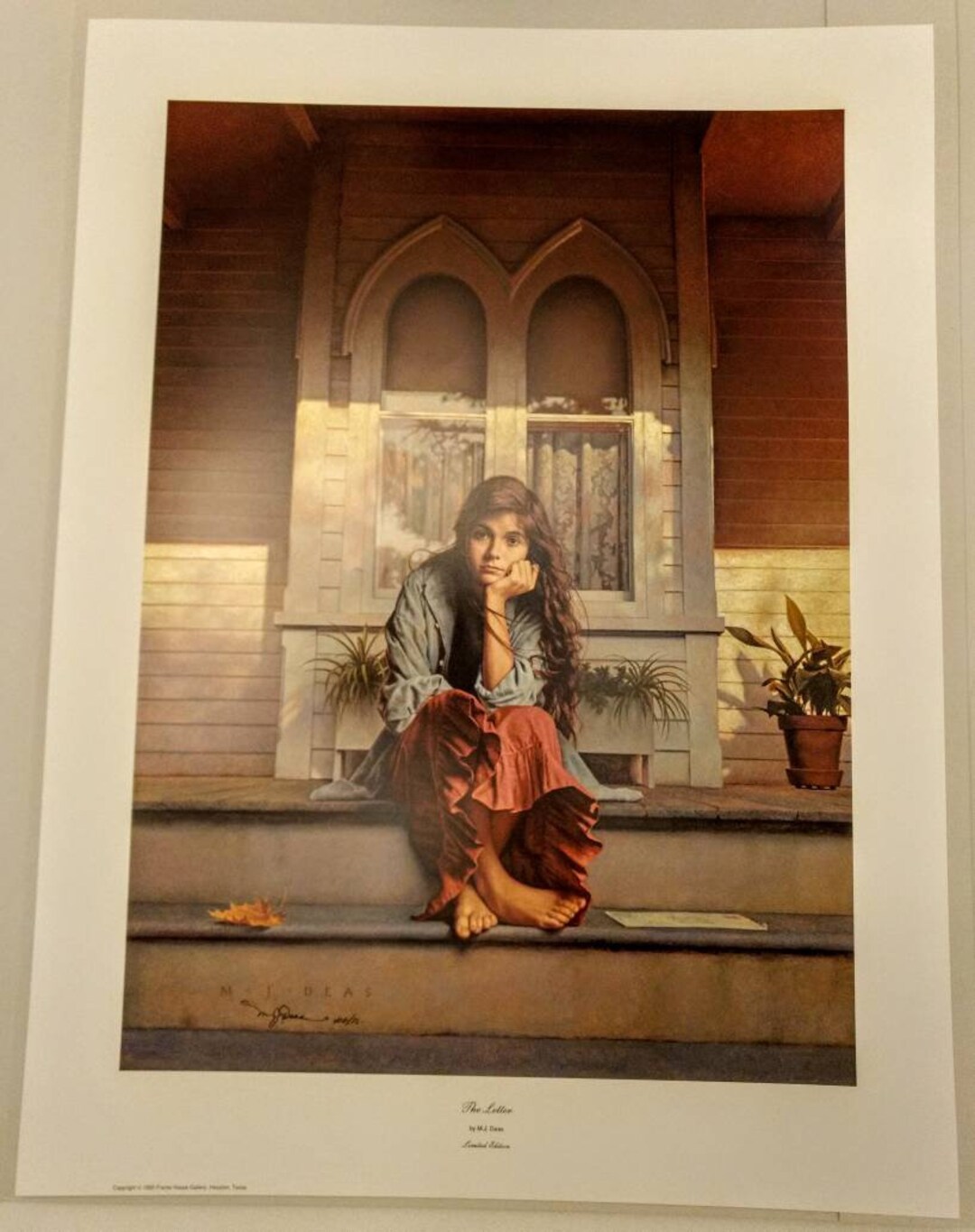 Limited Edition Print- the Letter by Michael J Deas - Etsy