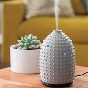 Grey (gray) Hobnail - Airome Light up Essential Oil Fragrance Diffuser ...